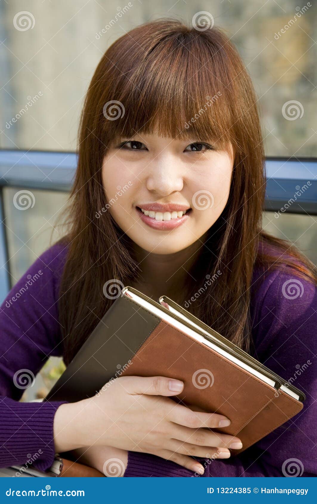 Female student portrait stock image. Image of hair, indoors - 13224385