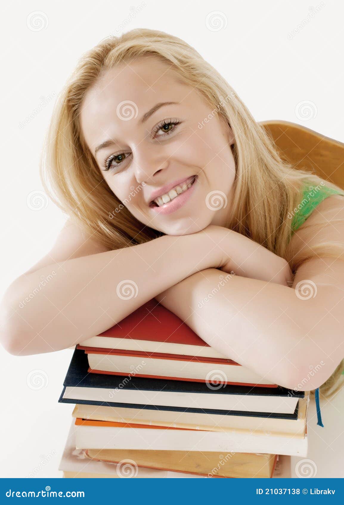 Female Student Portrait stock photo. Image of heap, intelligent - 21037138