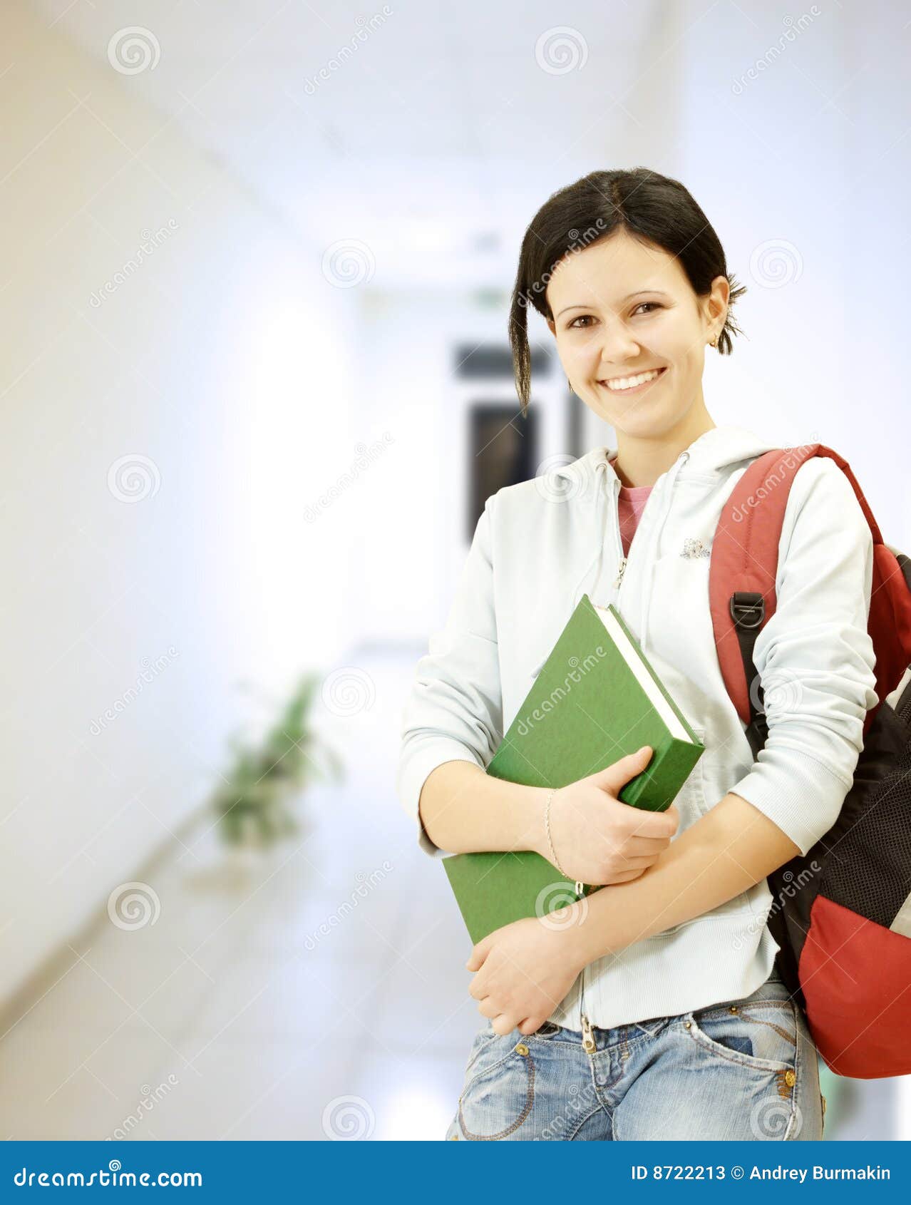 Female student portrait stock image. Image of girl, female - 8722213