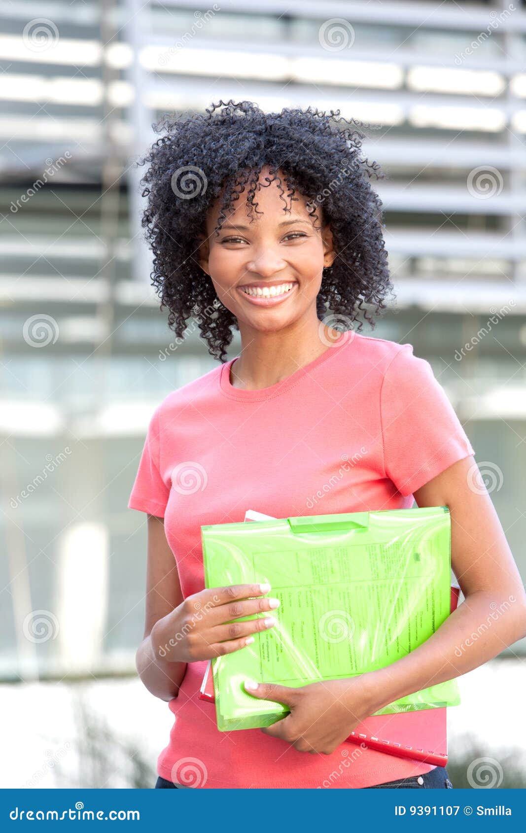 Female Student Portrait stock image. Image of happiness - 9391107