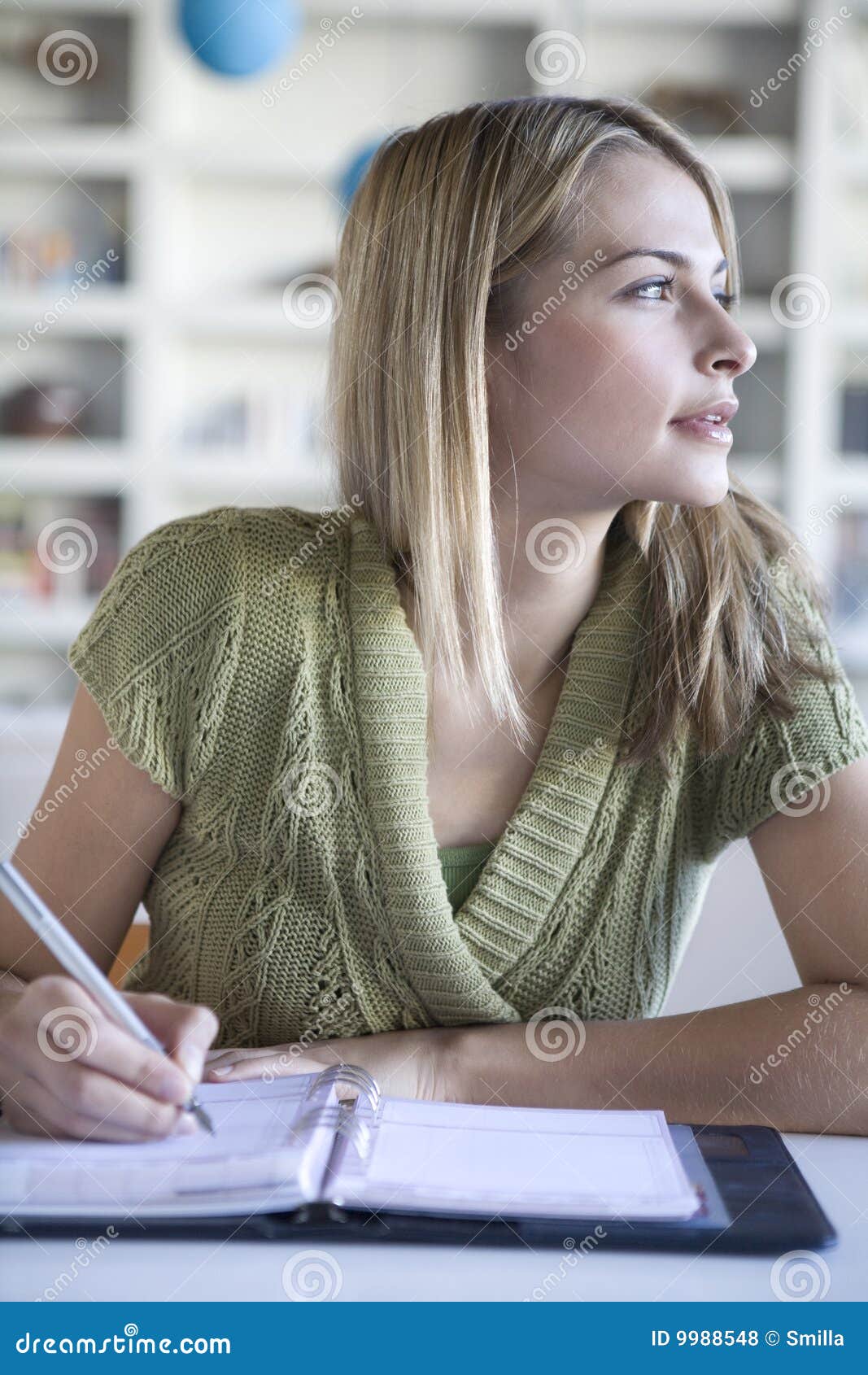 Female student portrait stock photo. Image of human, campus - 9988548