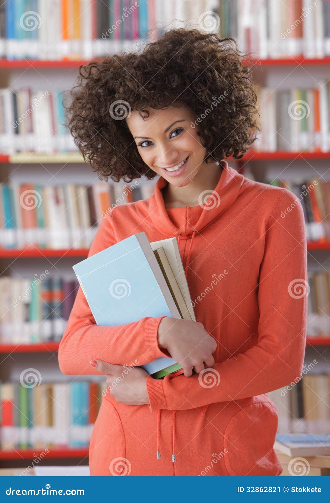 Female student portrait stock image. Image of student - 32862821