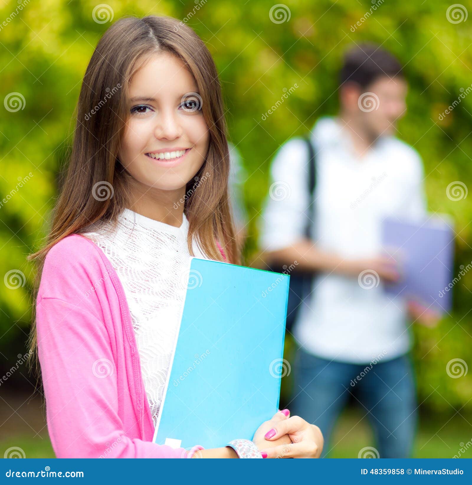 Female student portrait stock photo. Image of graduate - 48359858