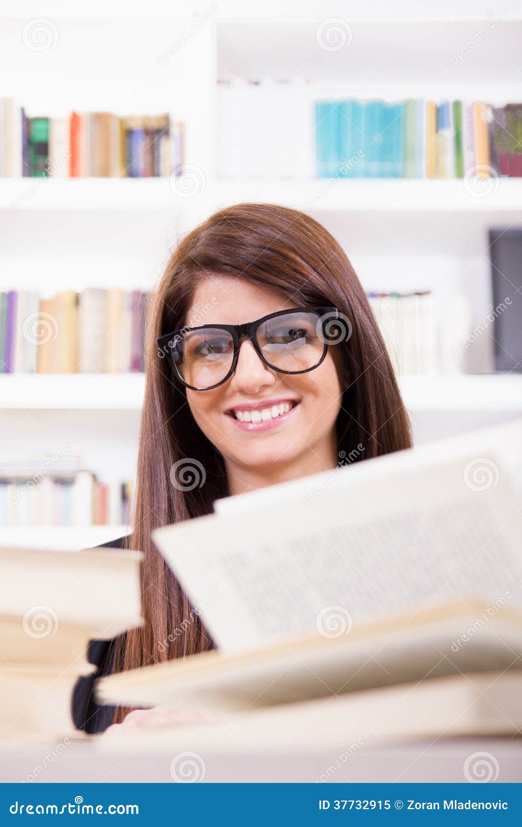 Female student smiling stock image. Image of gorgeous - 37732915