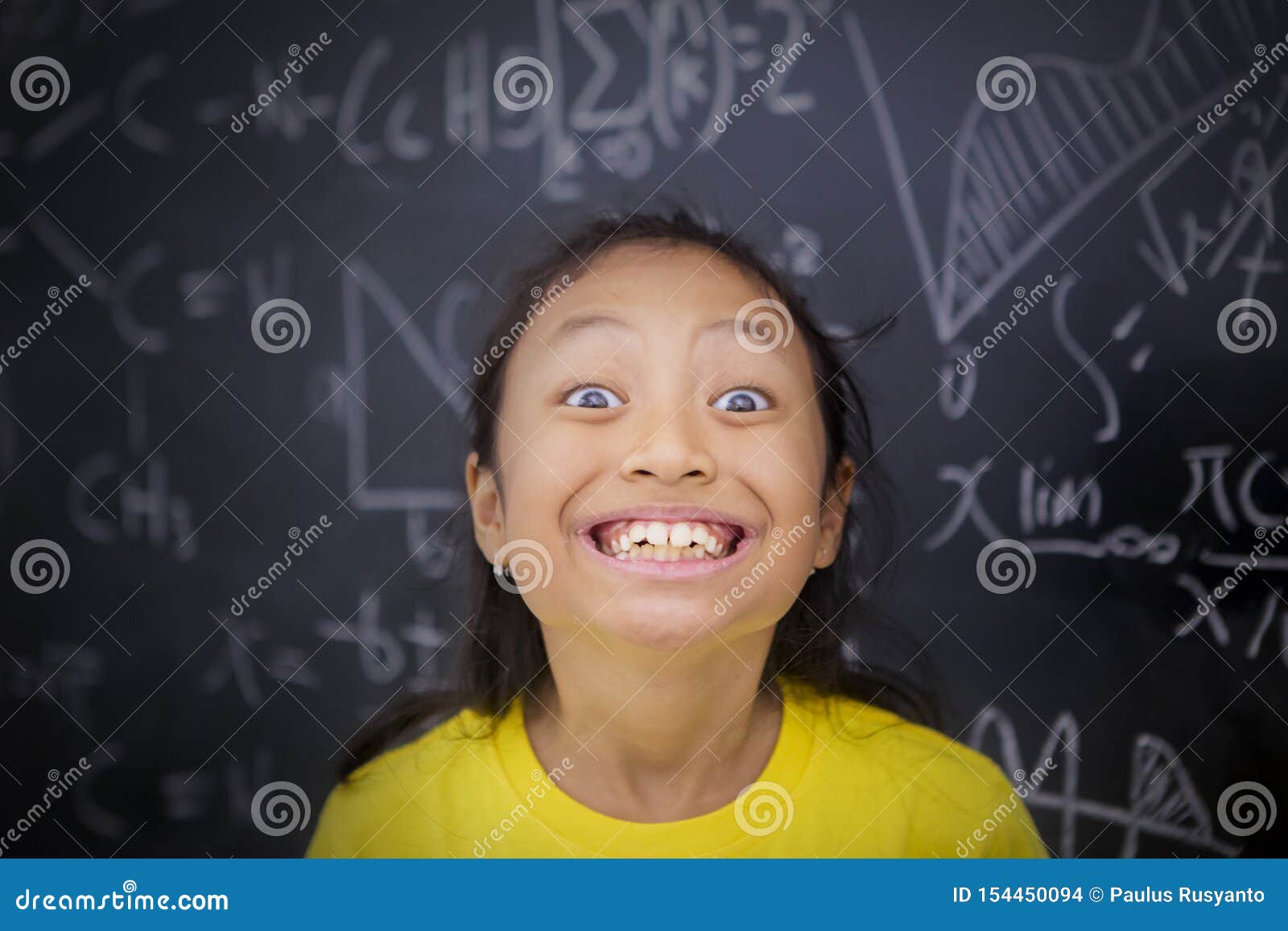 Female Student Smiling in the Classroom Stock Photo - Image of ...