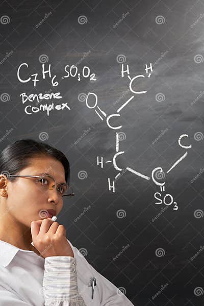 Female Student Thinking Hard Stock Image - Image of away, vertical ...