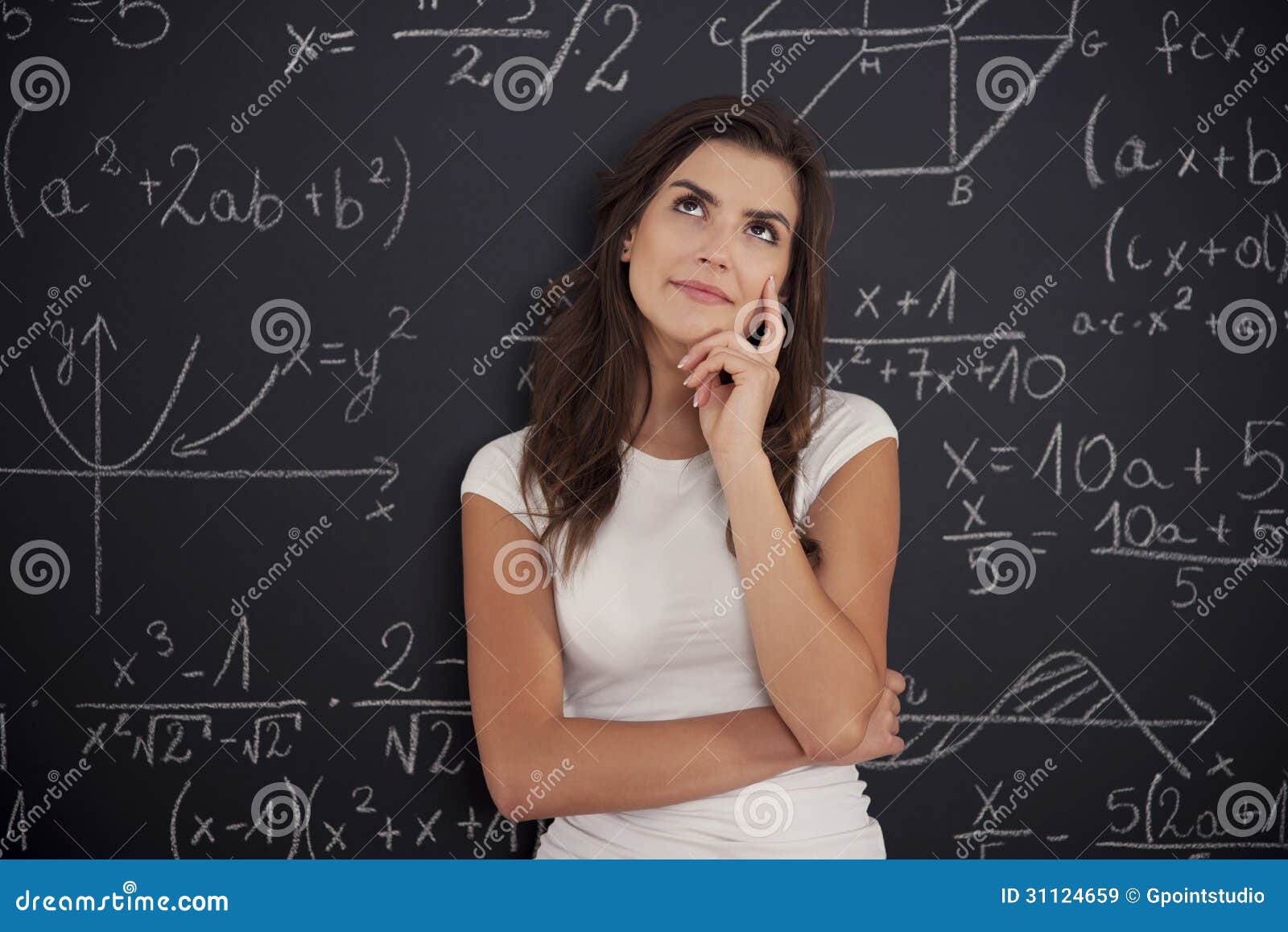 Female student stock image. Image of mathematics, smiling - 31124659