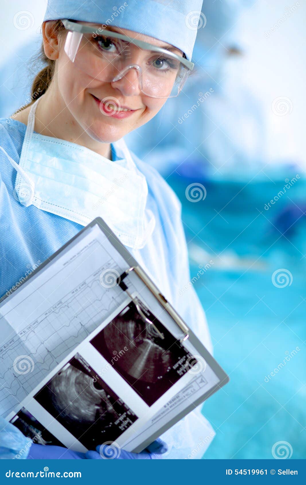 Female Surgery in the Operating Room Stock Image - Image of pain ...