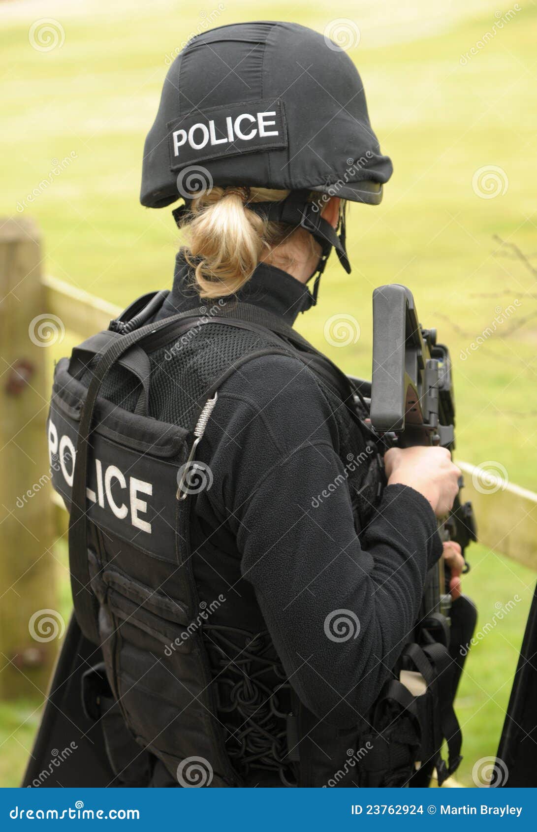 Female Police SWAT Marksman Editorial Stock Image - Image of female ...