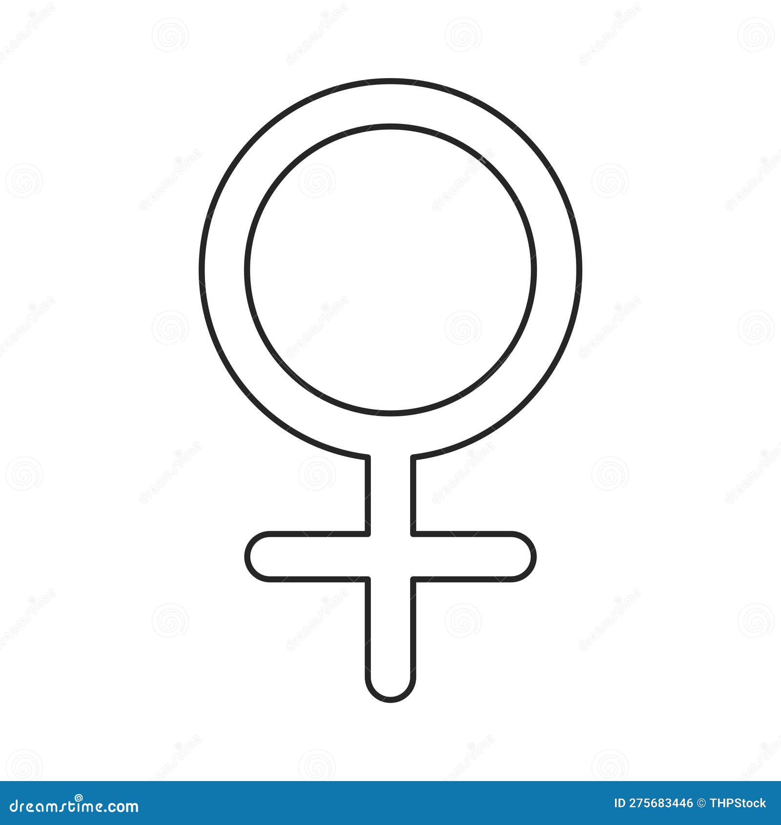 Female Symbol Vector stock illustration. Illustration of sign - 275683446