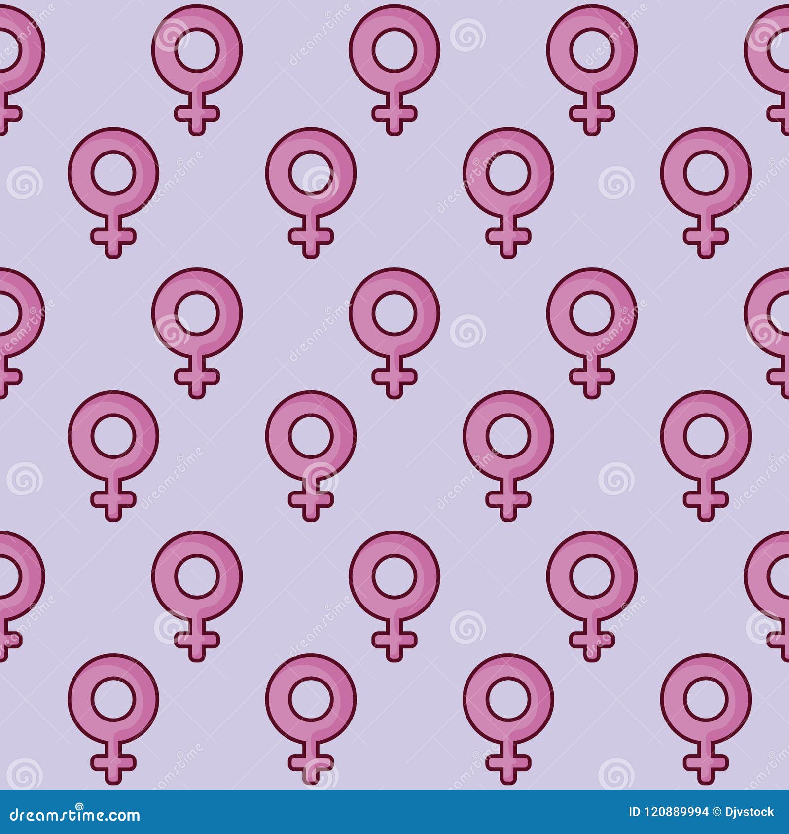 Female symbol pattern stock vector. Illustration of concept - 120889994