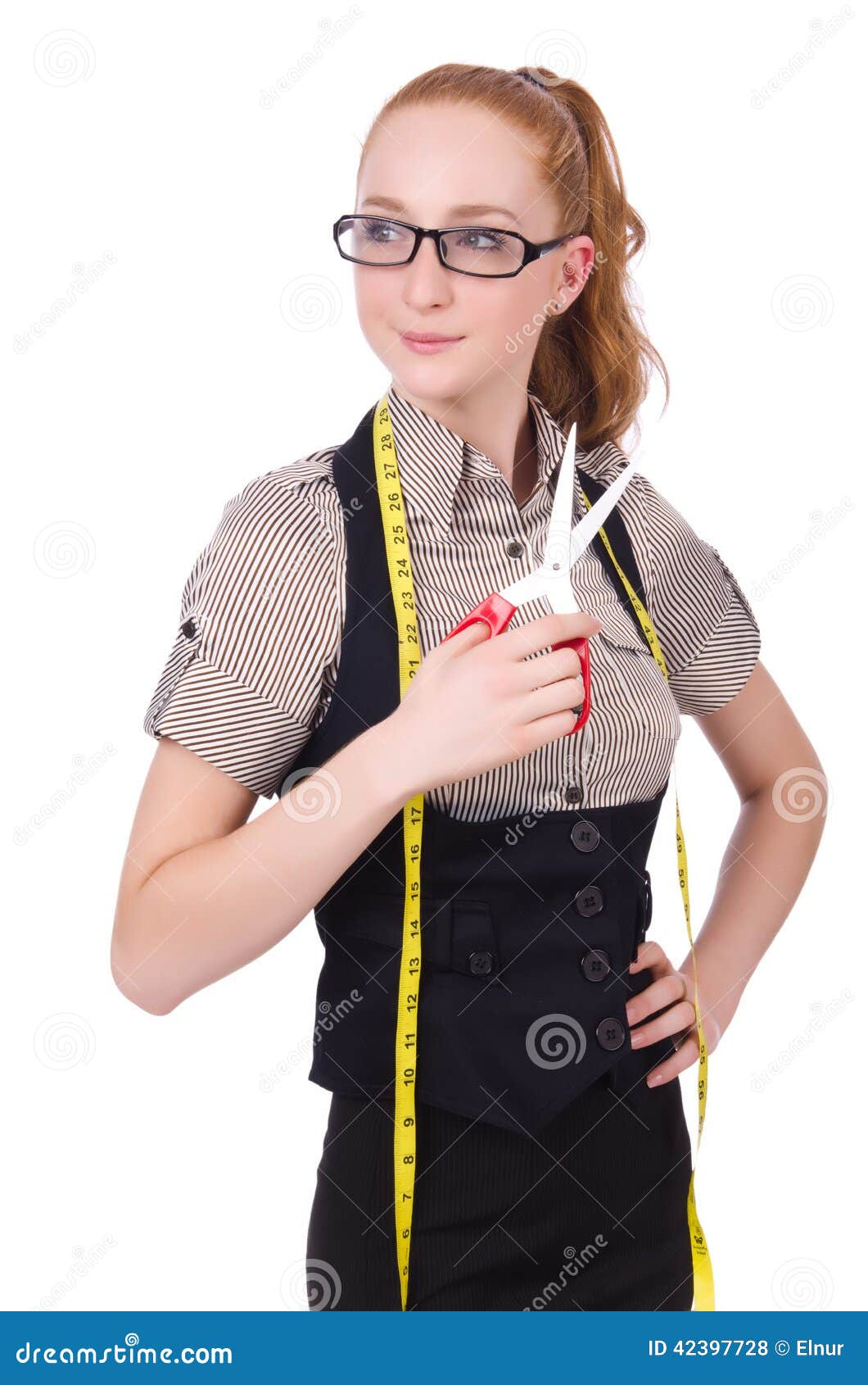 Female tailor stock photo. Image of business, girl, professional - 42397728