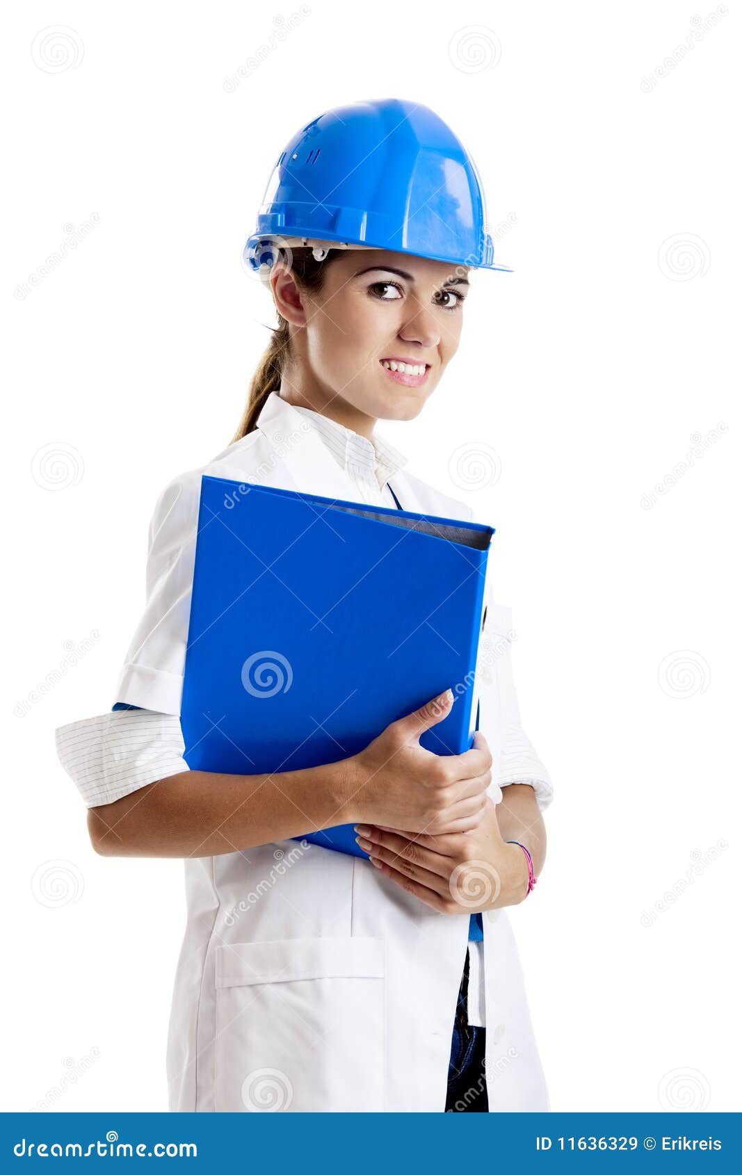 Female technician stock image. Image of adult, equipment - 11636329