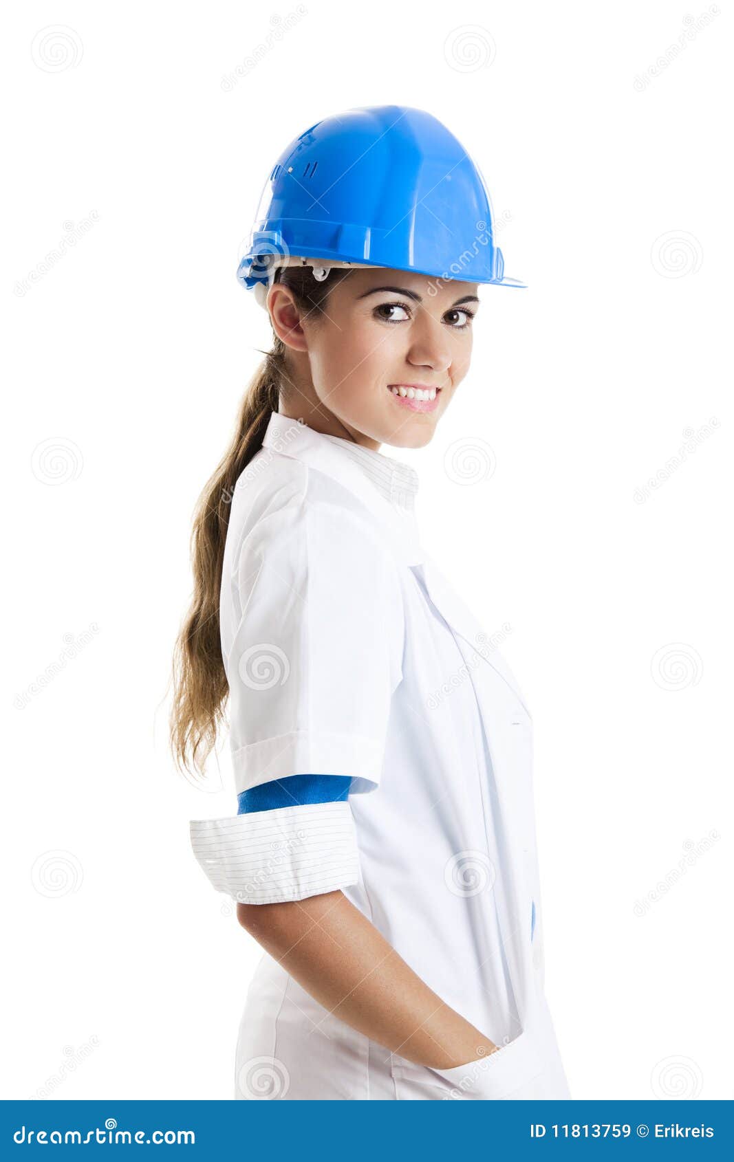 Female technician stock image. Image of helmet, attractive - 11813759 Female technician stock image. Image of helmet, attractive - 11813759