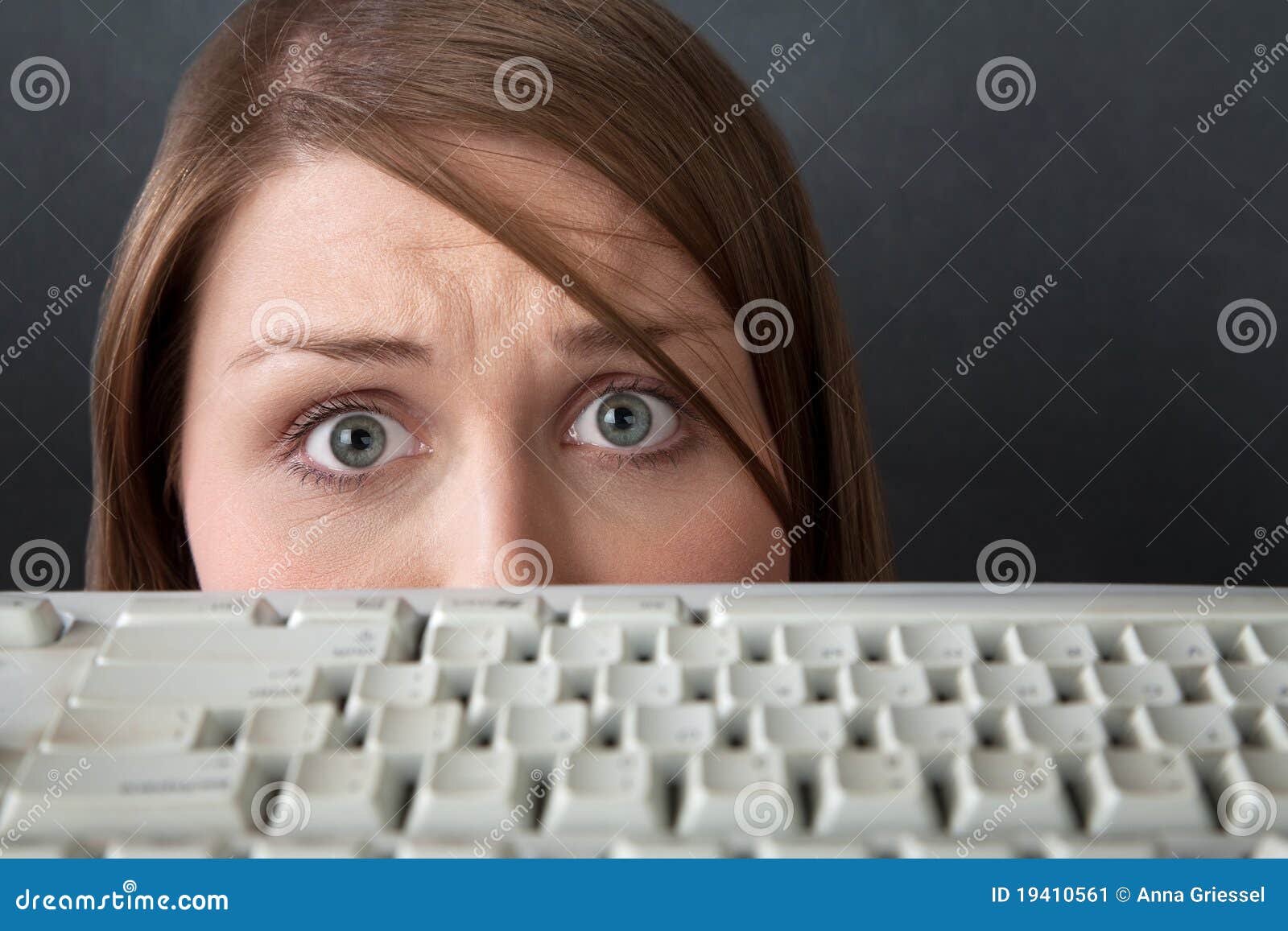 Female Technophobe stock image. Image of technophobe - 19410561