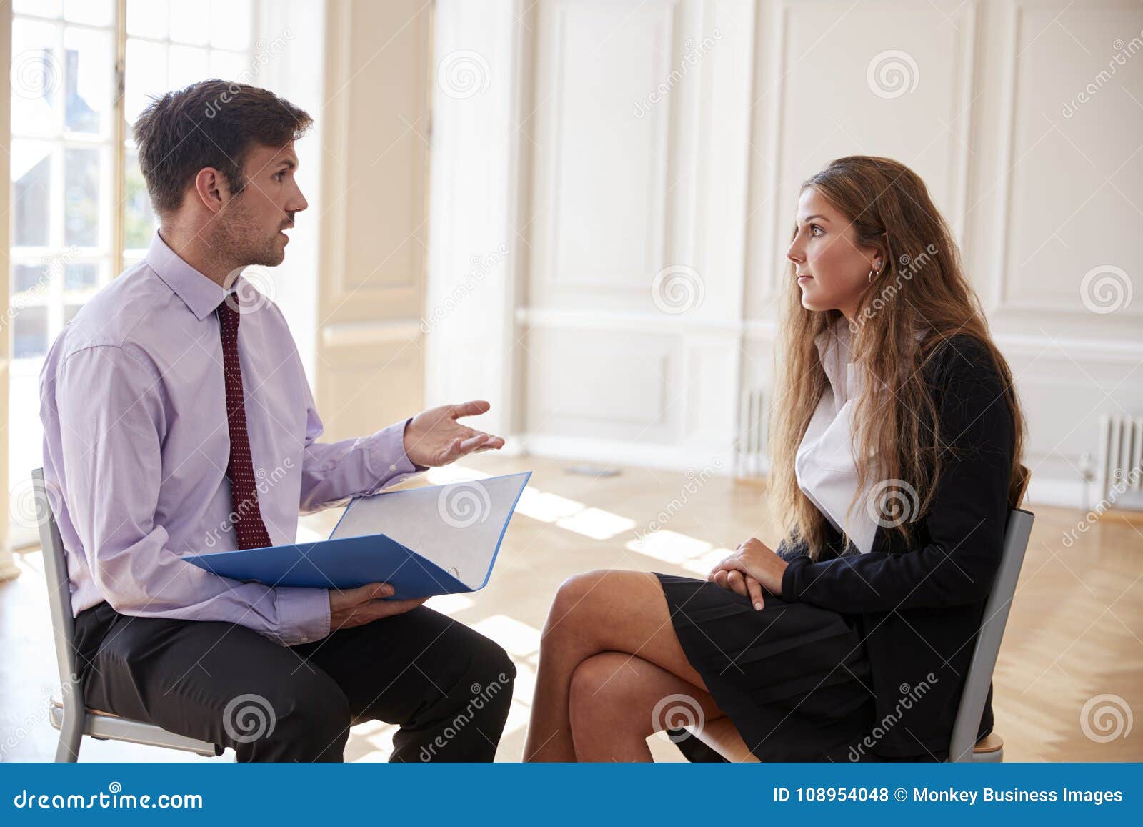 Female Teenage Student Having Discussion with Tutor Stock Photo - Image ...