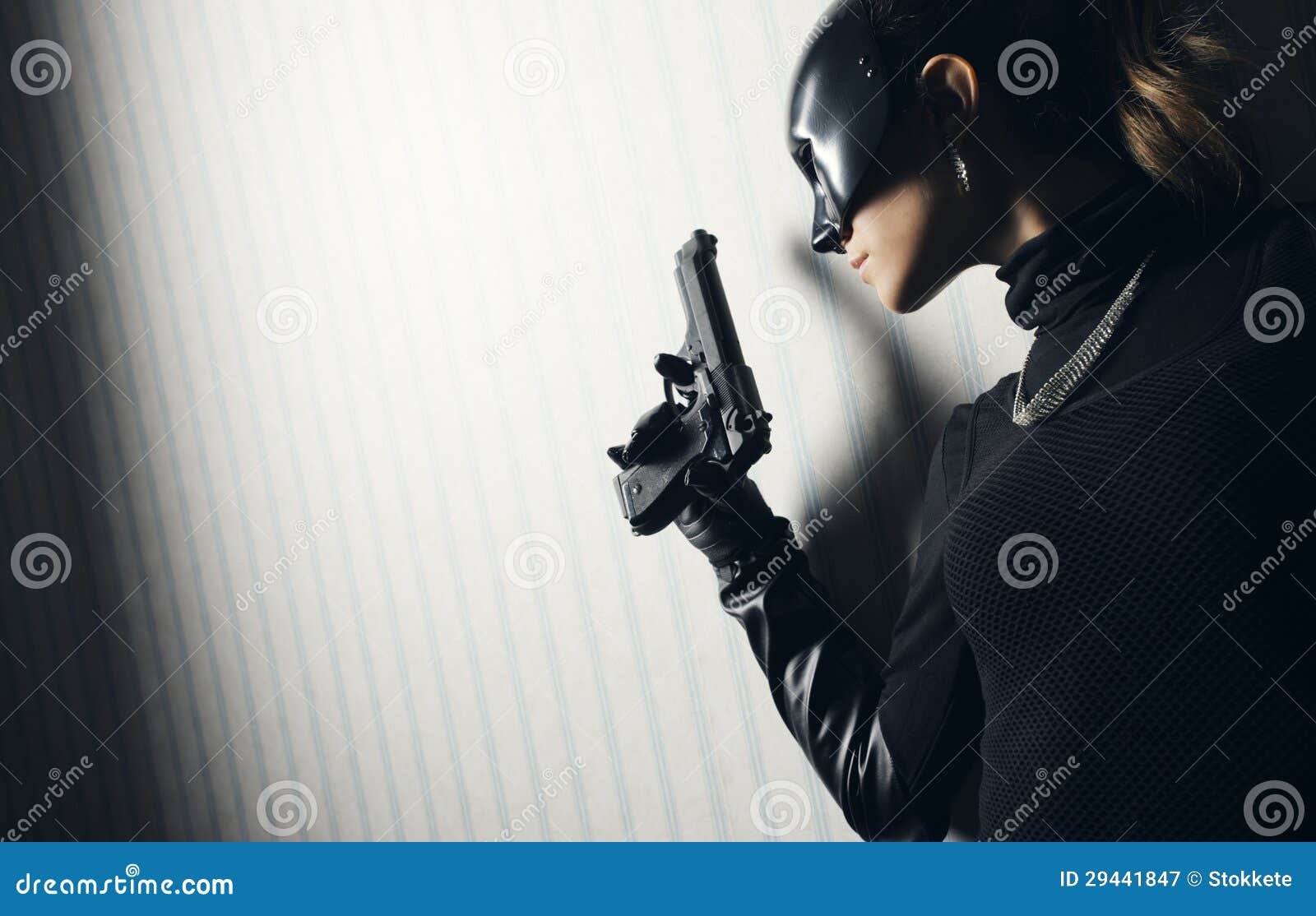 Female thief stock image. Image of mysterious, model - 29441847