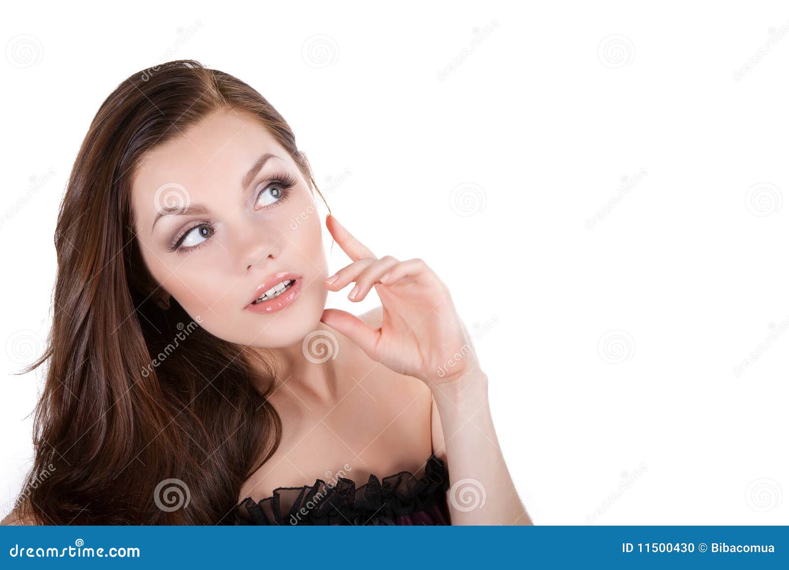 Female thinking stock photo. Image of female, looking - 11500430