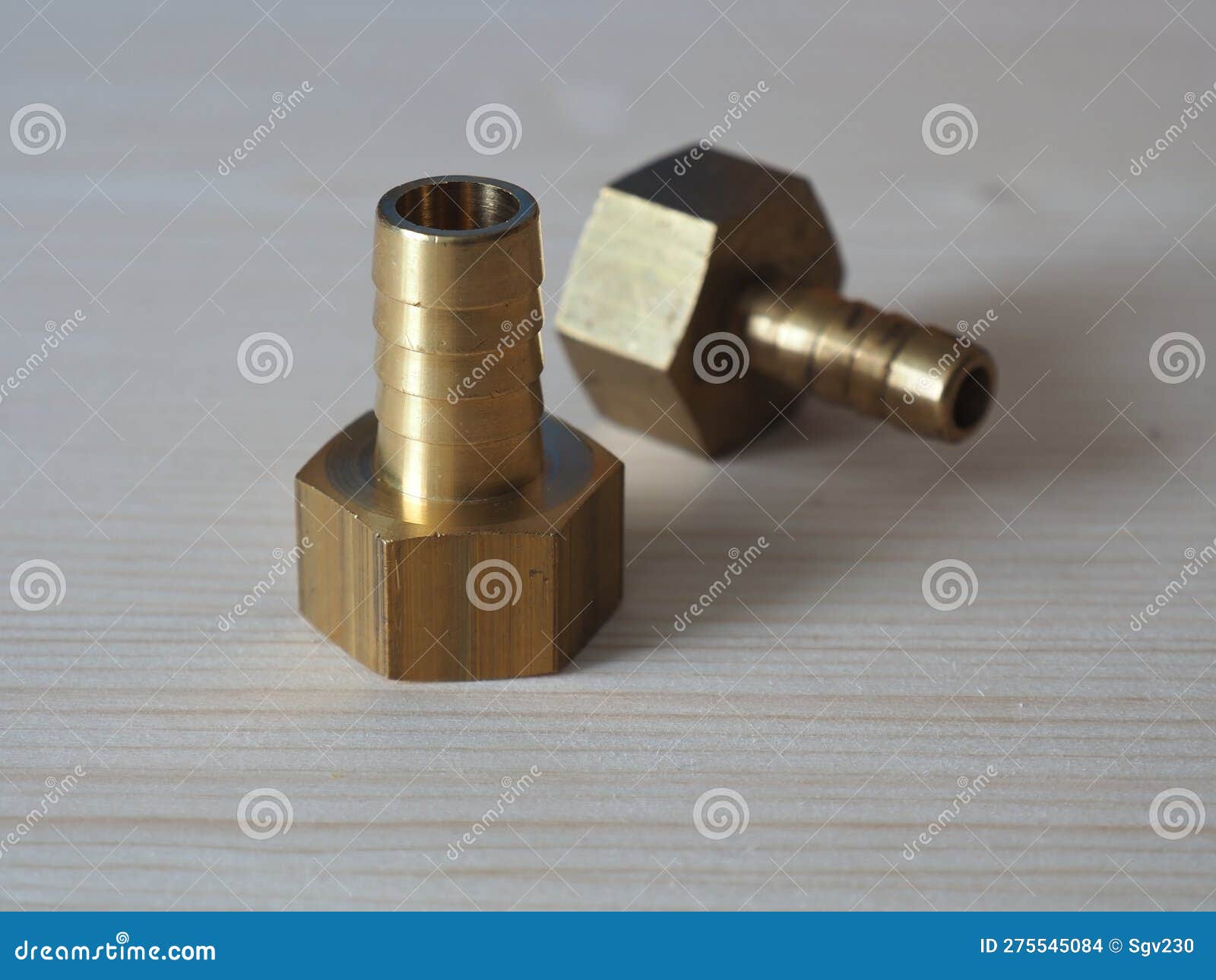 Female Thread Brass Hose Connection Stock Photo - Image of coupling ...