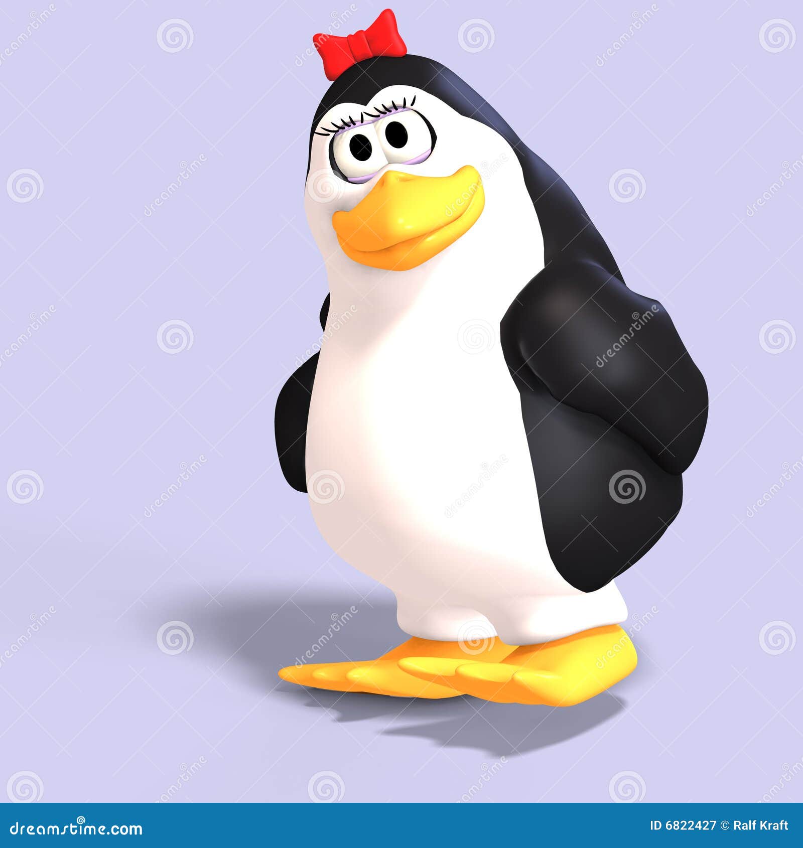 Female toon penguin stock illustration. Illustration of generated - 6822427