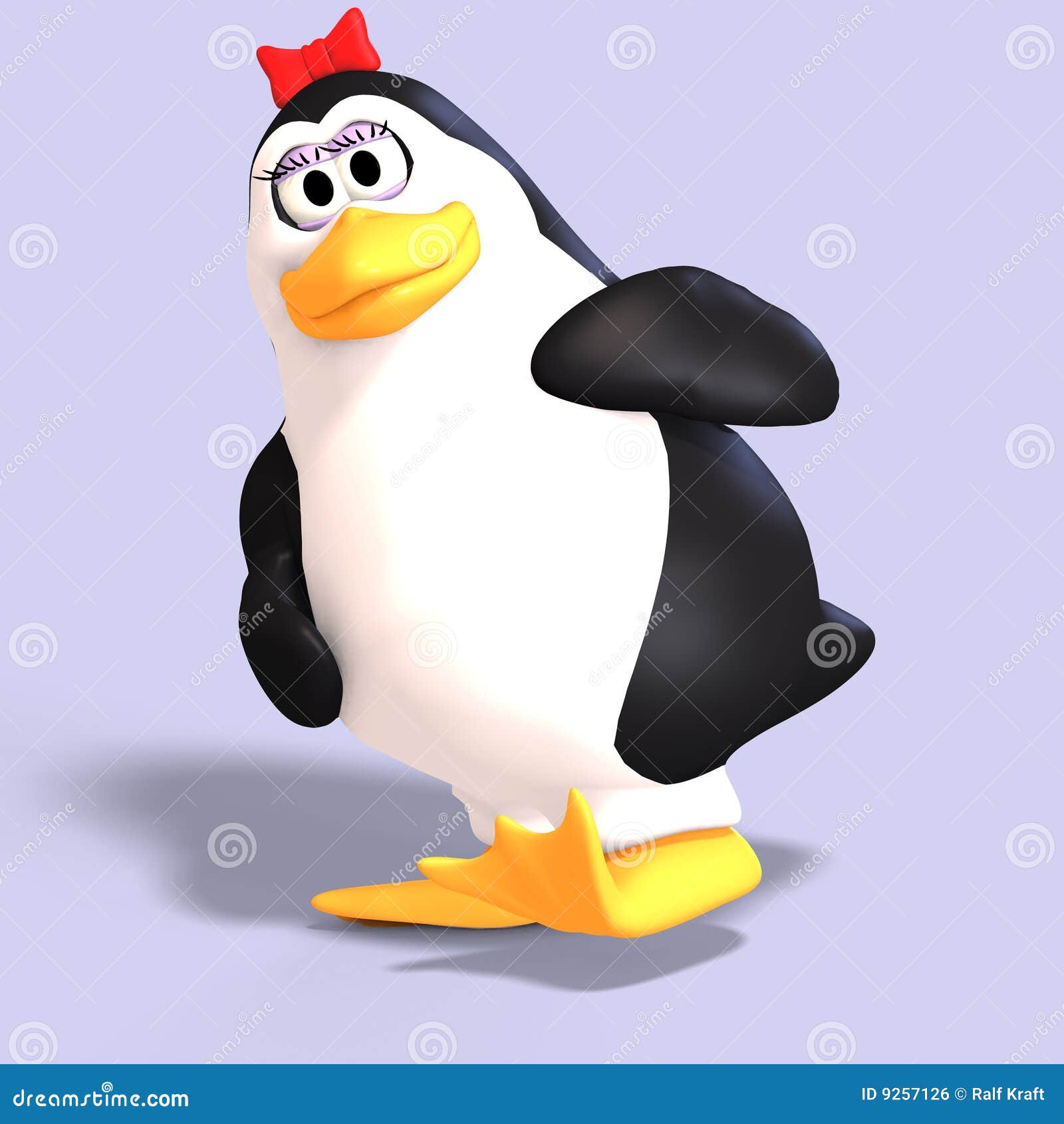 Female Toon Penguin Stock Photography | CartoonDealer.com #9257126