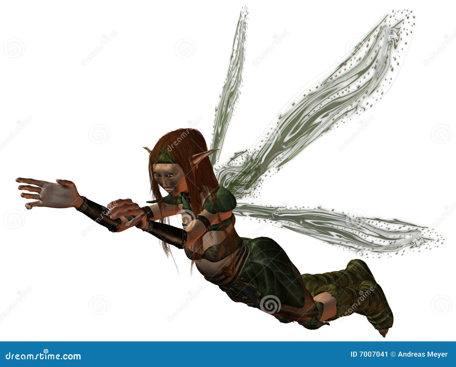 Female Troll stock illustration. Illustration of wing - 7007041