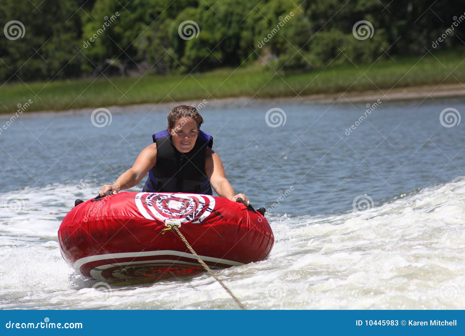Female tubing stock image. Image of swimming, active - 10445983