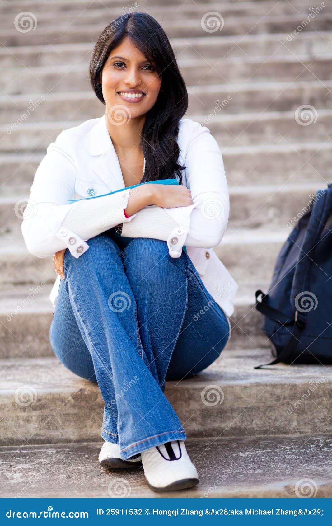 Female university student stock photo. Image of dark - 25911532