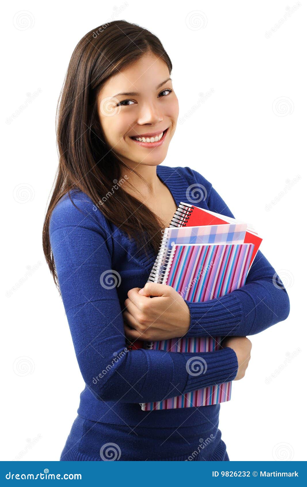 Female university student stock photo. Image of paper - 9826232