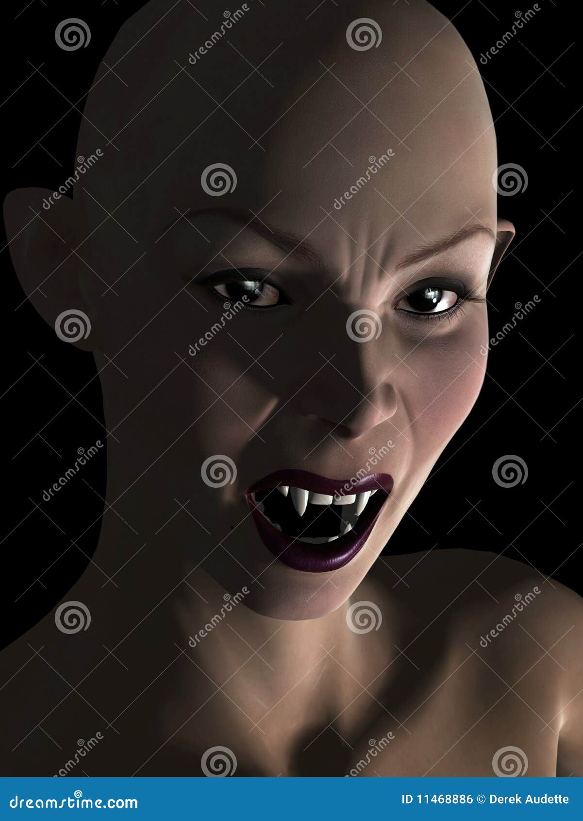 Female Vampire stock illustration. Illustration of drawing - 11468886