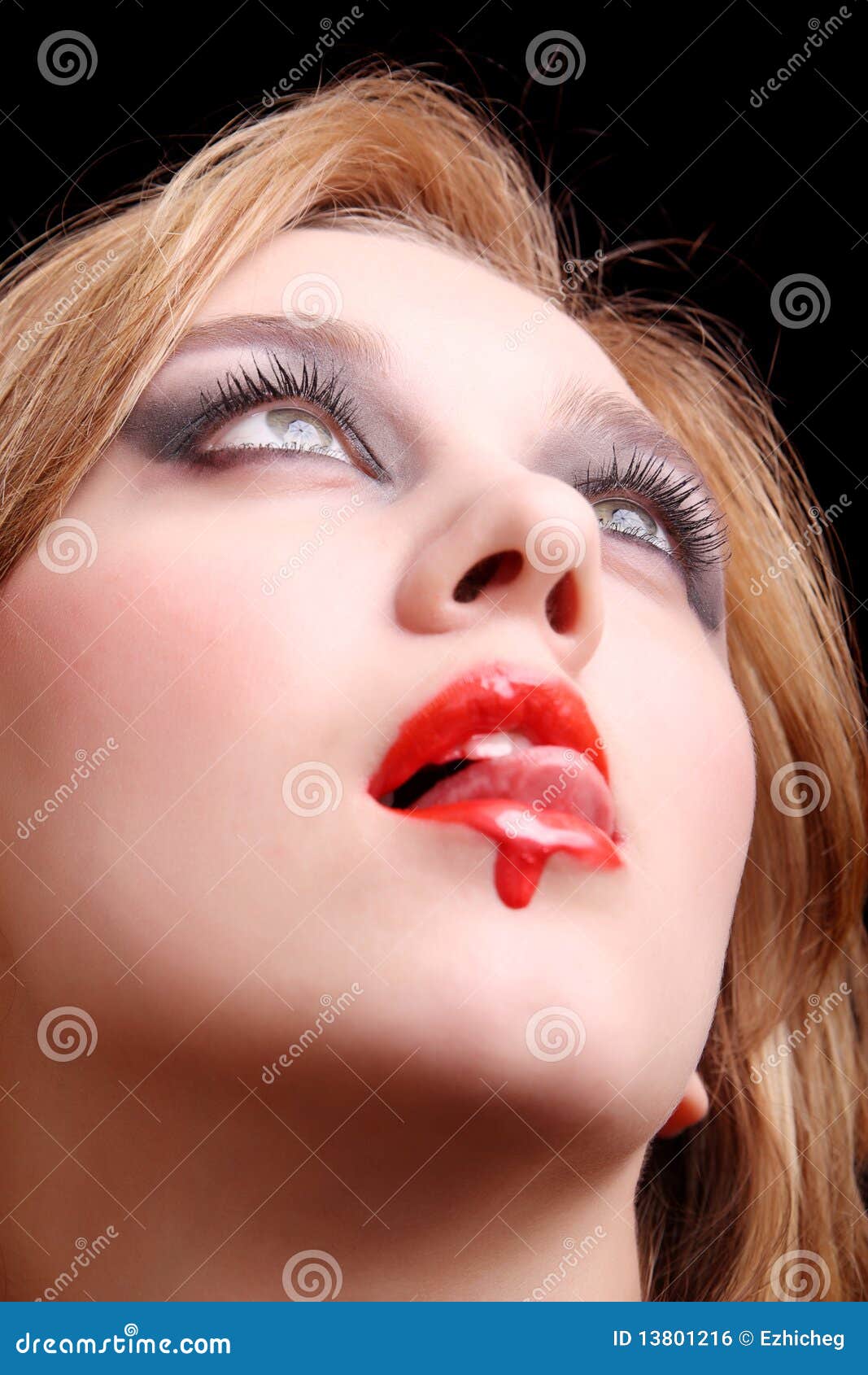 Female - vampire stock photo. Image of dripping, hair - 13801216