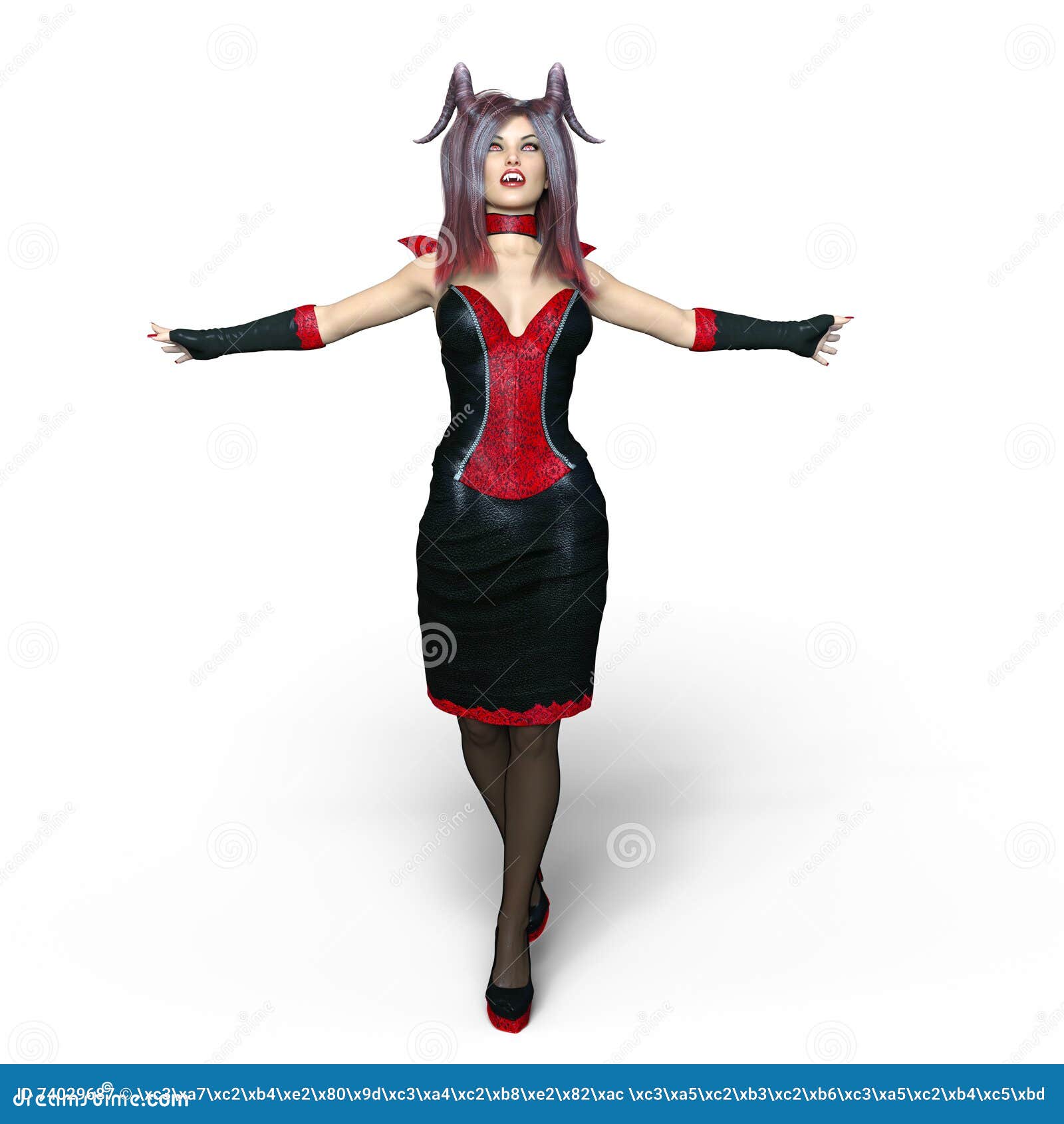 Female vampire stock illustration. Illustration of monster - 74029687