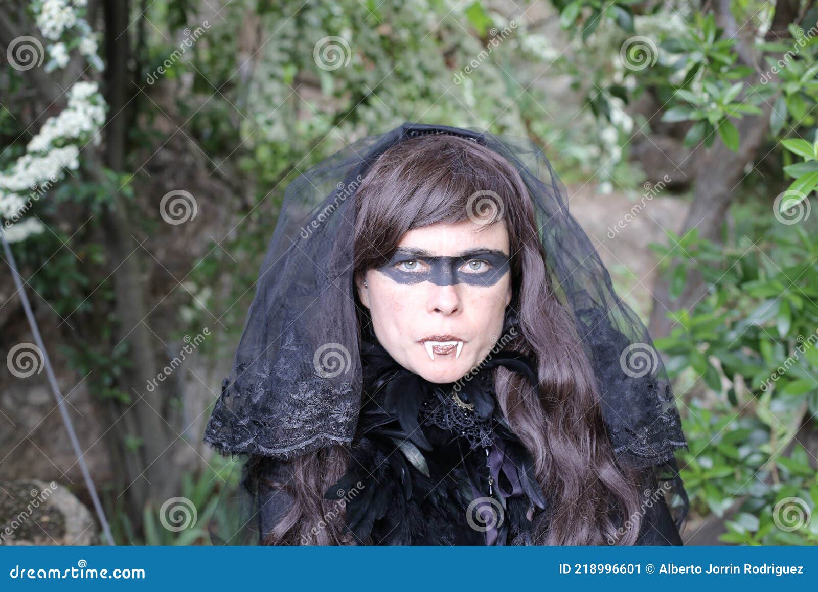 Female Vampire with Victorian Elegant Style Stock Image - Image of ...