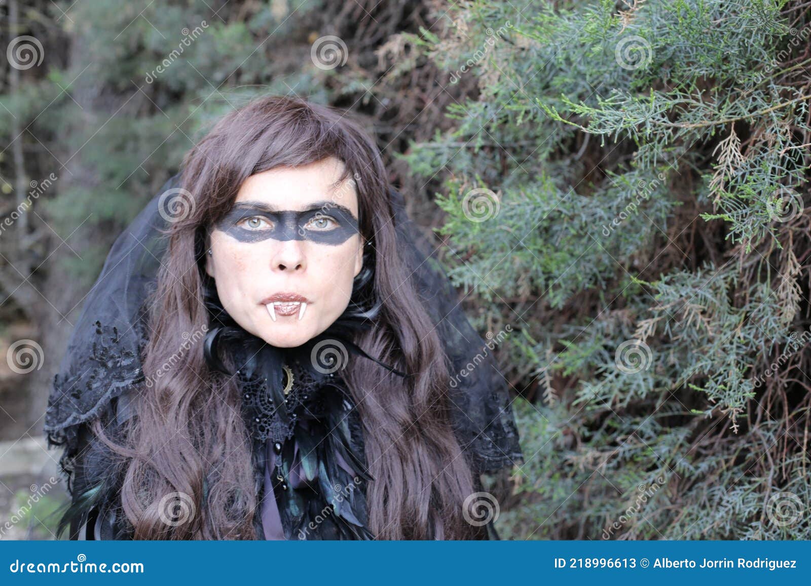 Female Vampire with Victorian Elegant Style Stock Image - Image of ...