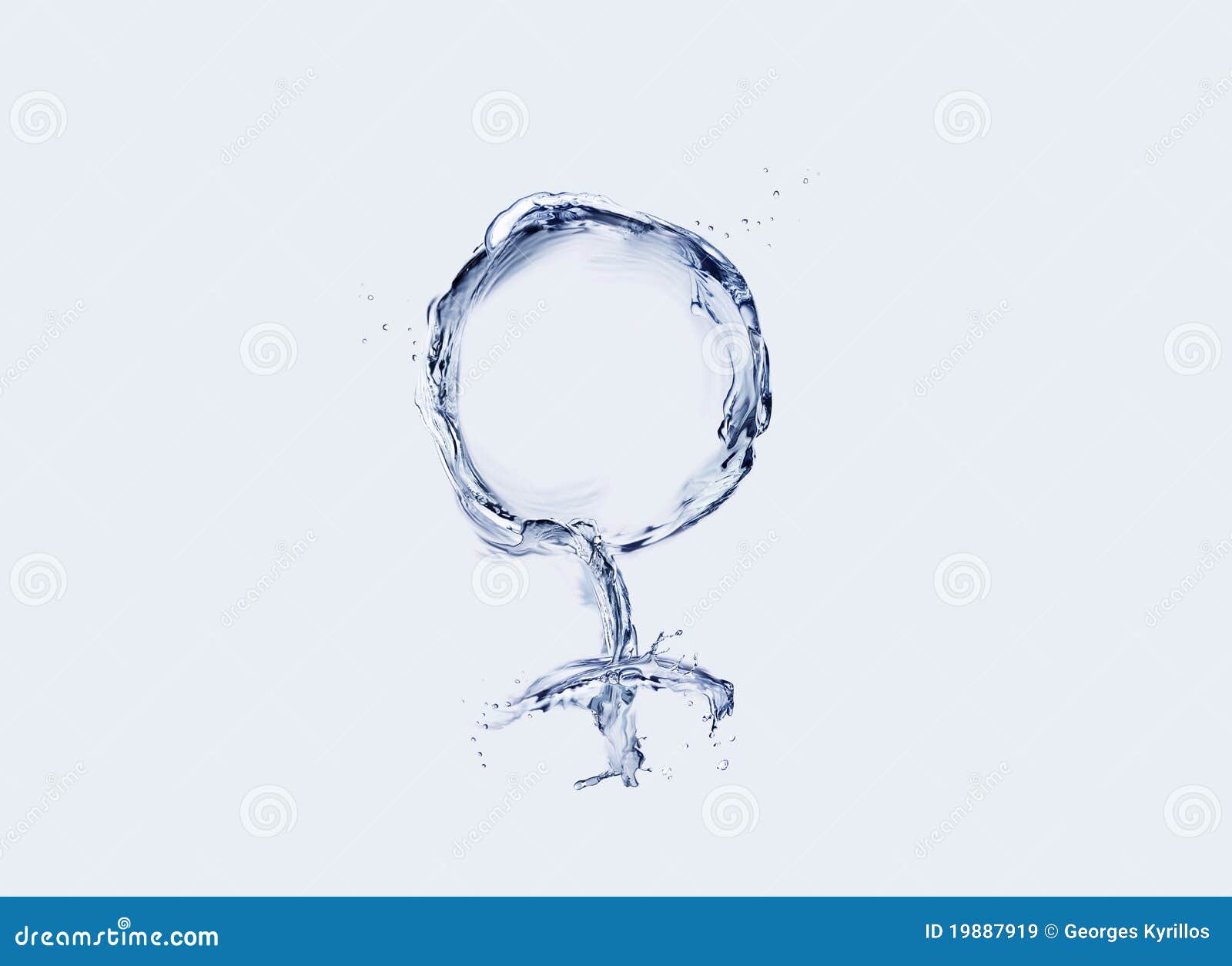 Female Water Symbol stock image. Image of symbolism, symbolic - 19887919