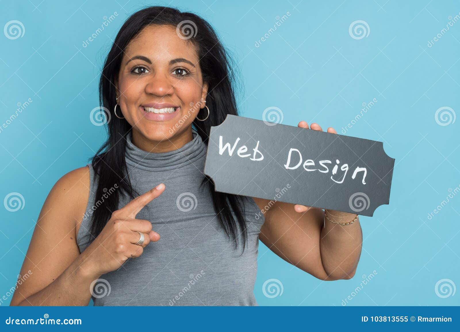 Female web designer stock image. Image of design, woman - 103813555
