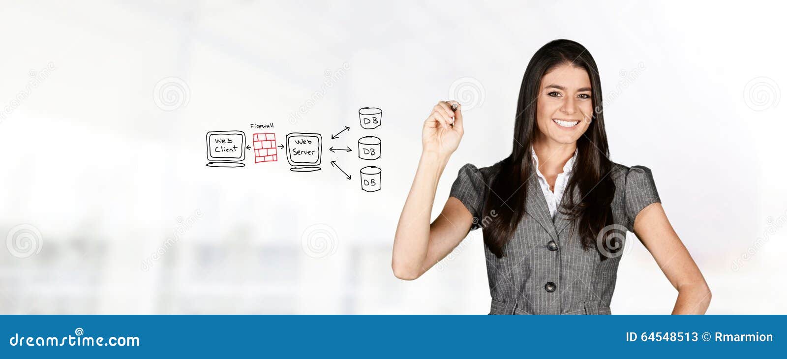 Female Web Designer stock image. Image of corporate, client - 64548513