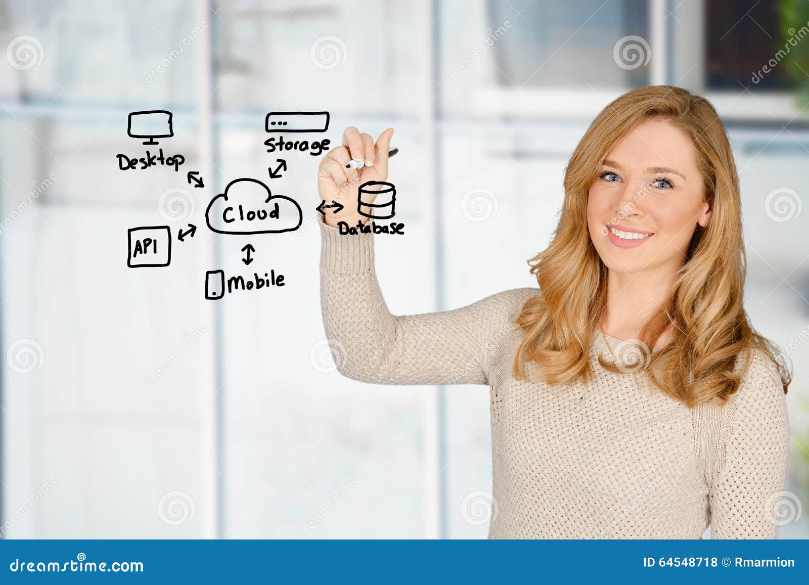 Female Web Designer stock photo. Image of manager, working - 64548718