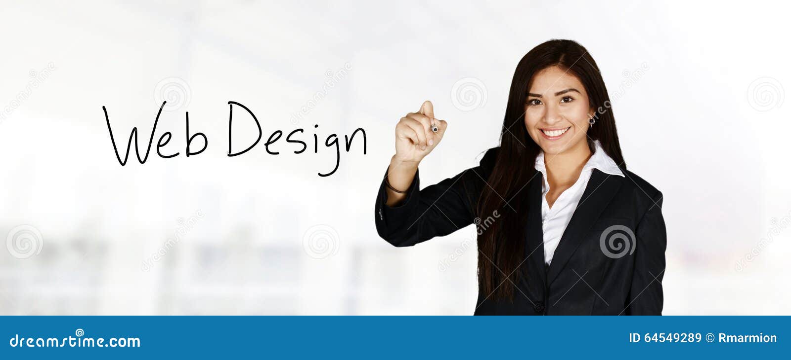Female Web Designer stock image. Image of corporate, businesswoman ...