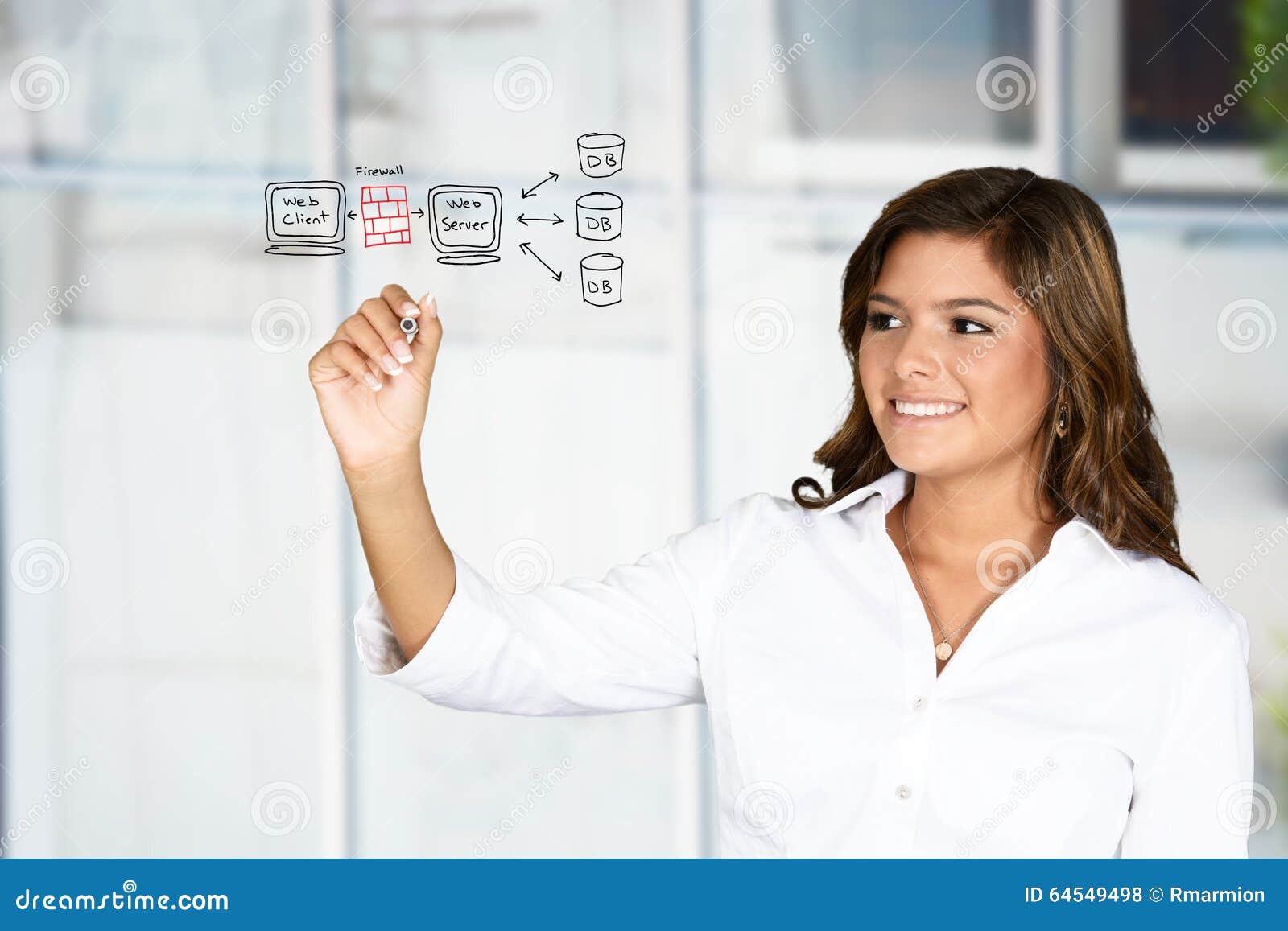 Female Web Designer stock photo. Image of computer, executive - 64549498
