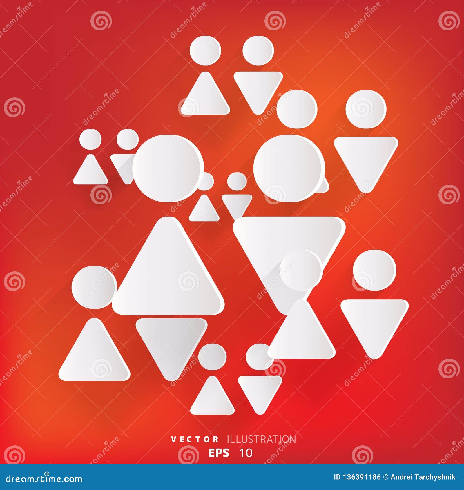 Female Web Icon Vector Illustration. Stock Vector - Illustration of ...
