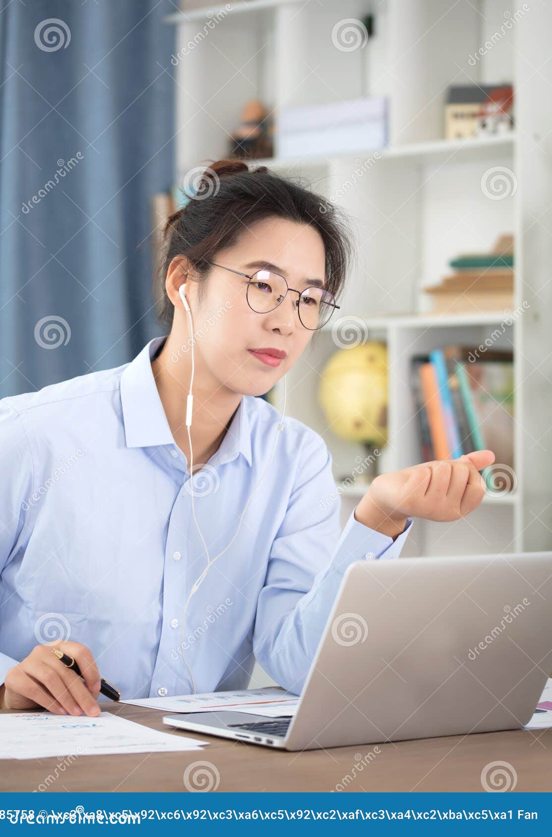 Female White-collar Workers at Work Stock Photo - Image of labor ...