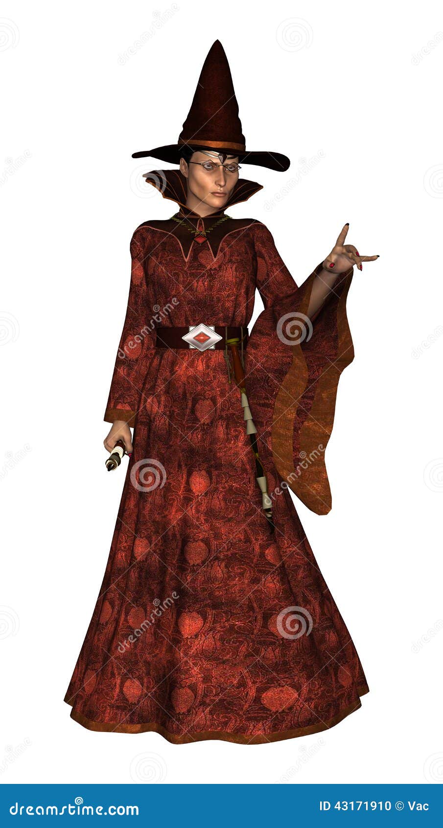 Female Wizard Royalty-Free Stock Photography | CartoonDealer.com #8634659