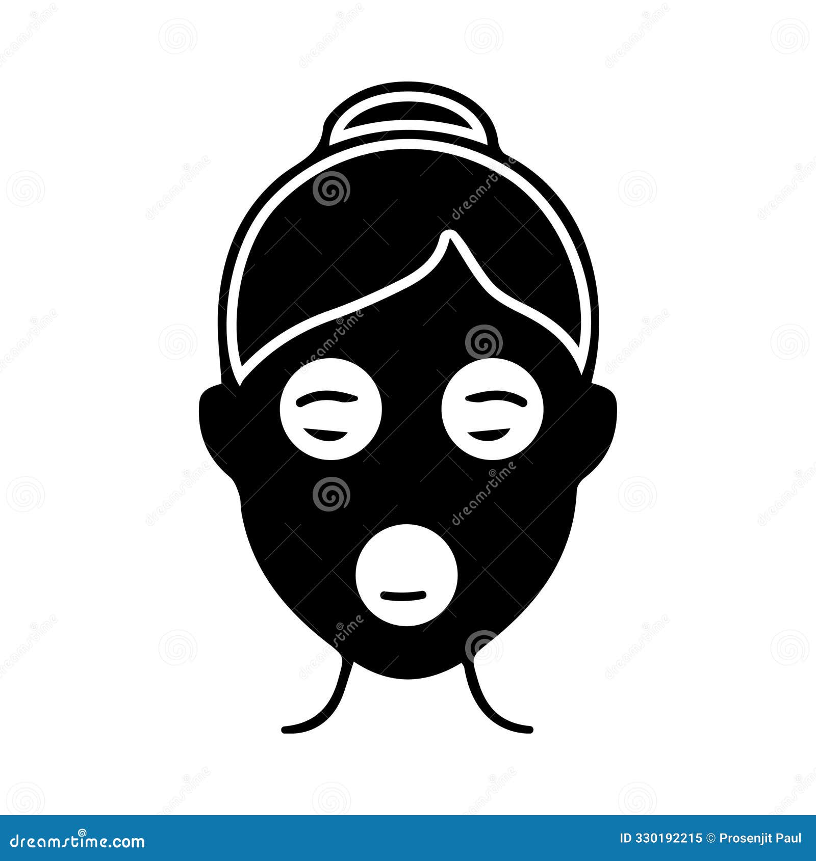 Female, Women, Mask, Face, Face Mask Icon Stock Vector - Illustration ...