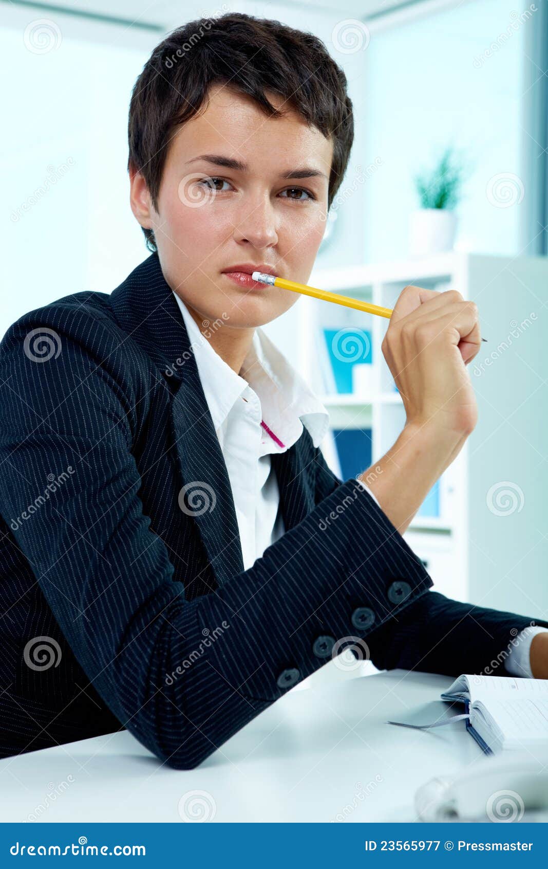 Female at work stock image. Image of caucasian, expertise - 23565977