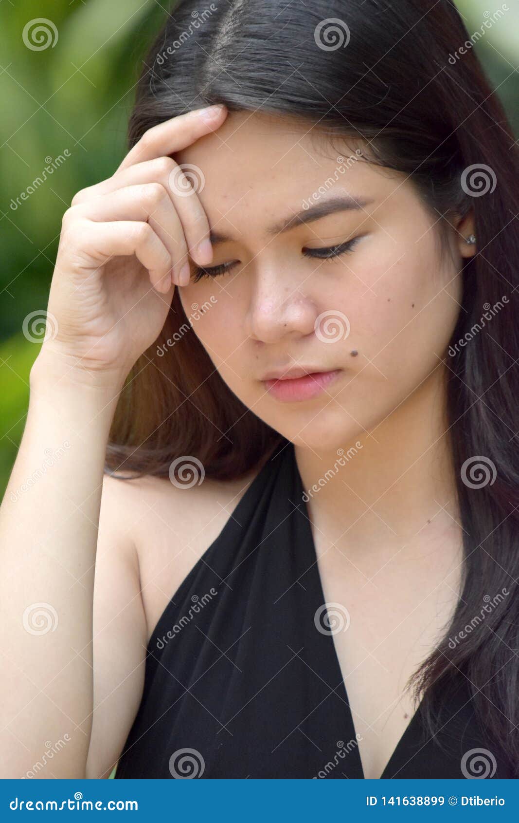 A Female and Worry stock image. Image of worry, female - 141638899