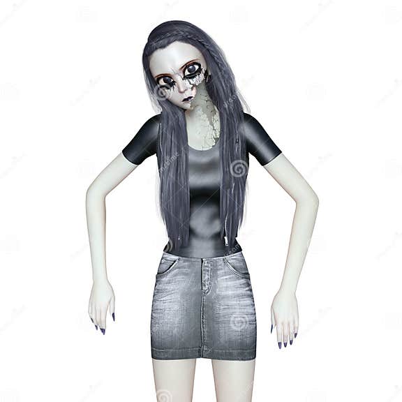 Female zombie stock photo. Image of infection, woman - 96854814