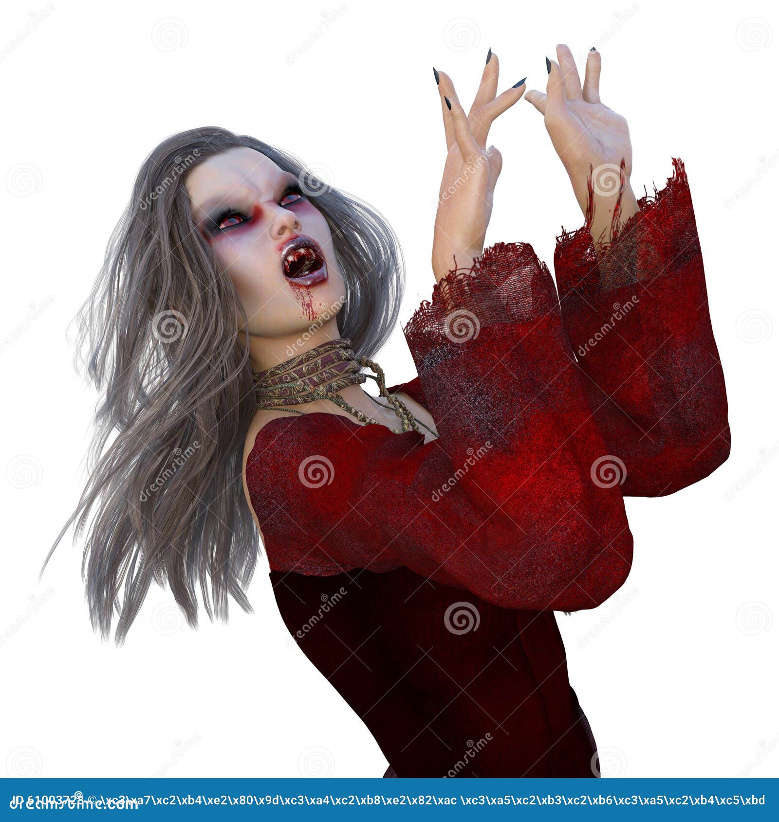 Female zombie stock illustration. Illustration of monster - 61003728