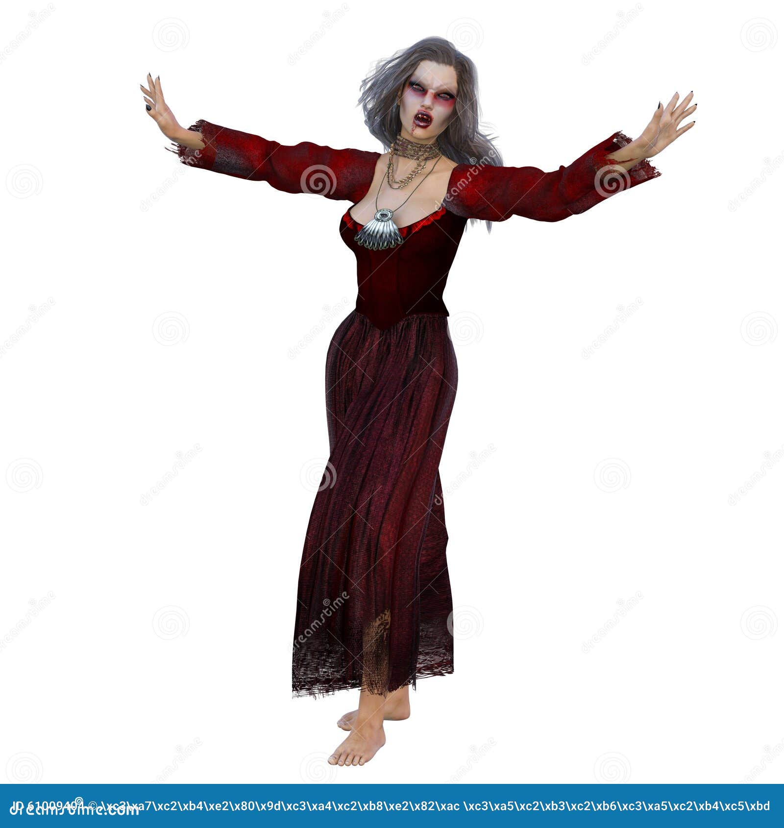 Female zombie stock photo. Image of infection, monster - 61009404