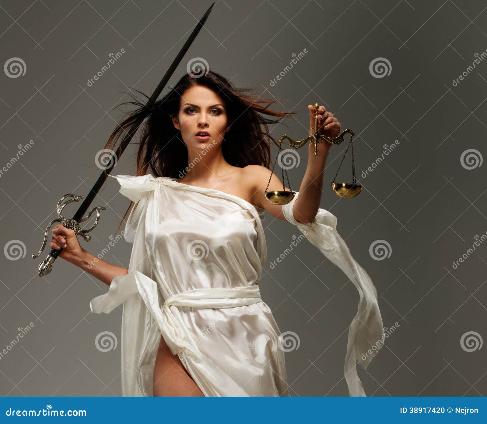Femida, Goddess of Justice stock photo. Image of case - 38917420